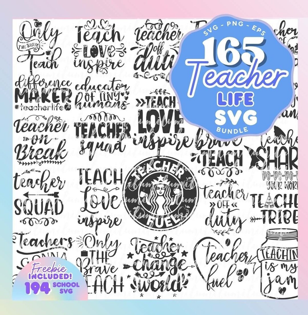 Blessed Teacher Svg, 100 Days of School, 100 Days Png, School Svg, Back ...