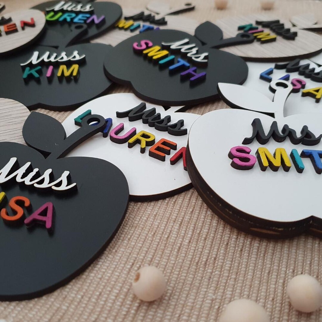 Personalized Teacher Gift Card Holder Ornament Teacher Ornament Apple ...