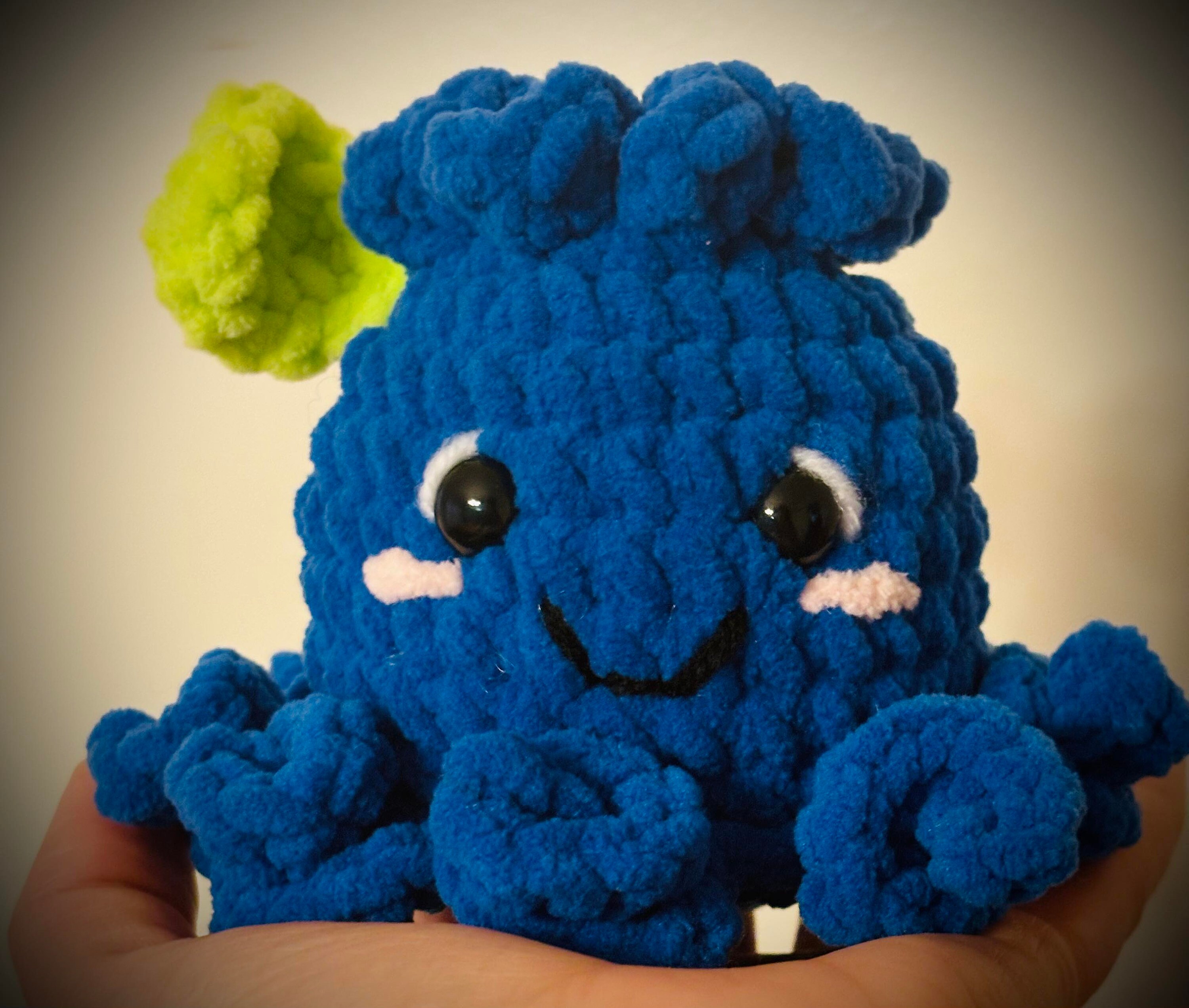 PATTERN ONLY NO Sew Crochet Barry Blueberry Octopus Pattern - Etsy