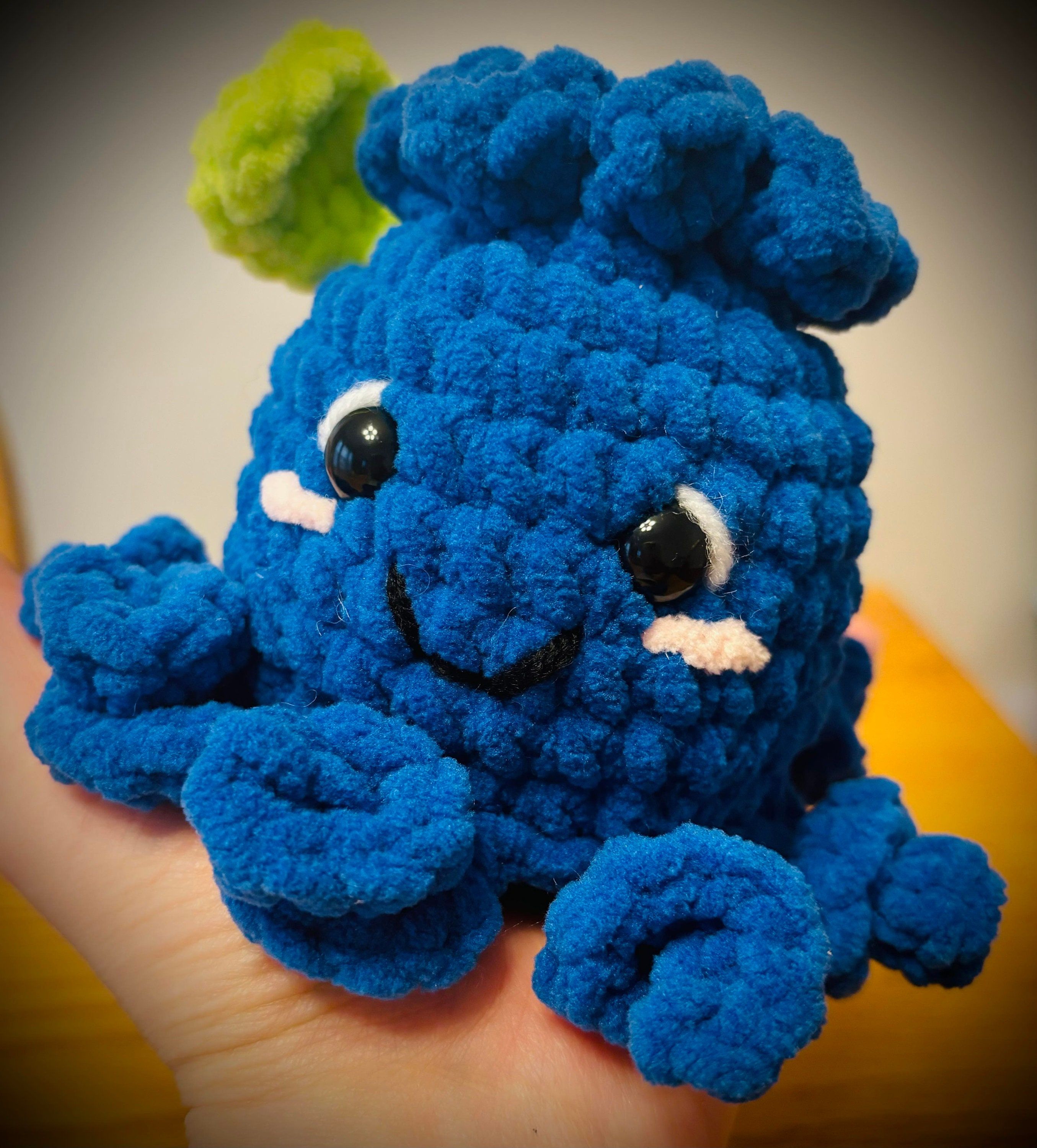 PATTERN ONLY NO Sew Crochet Barry Blueberry Octopus Pattern - Etsy
