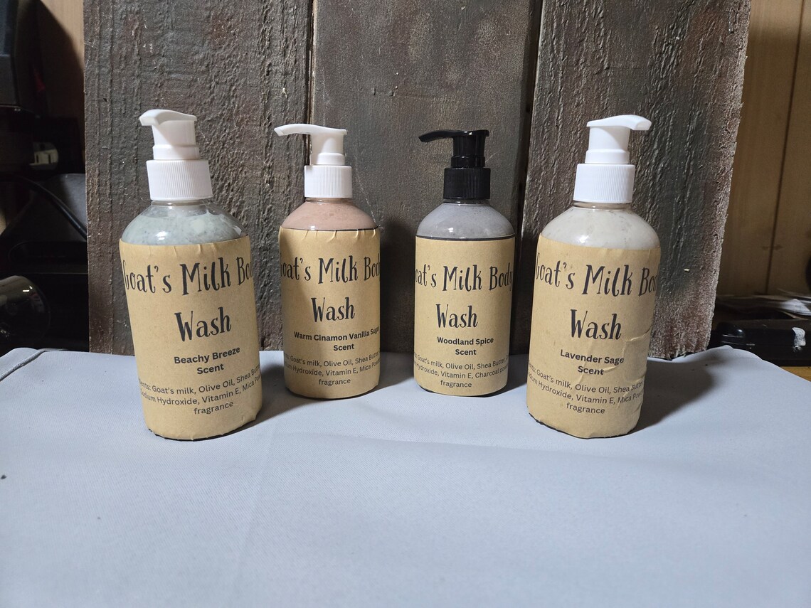 Goat's Milk Body Wash - Etsy
