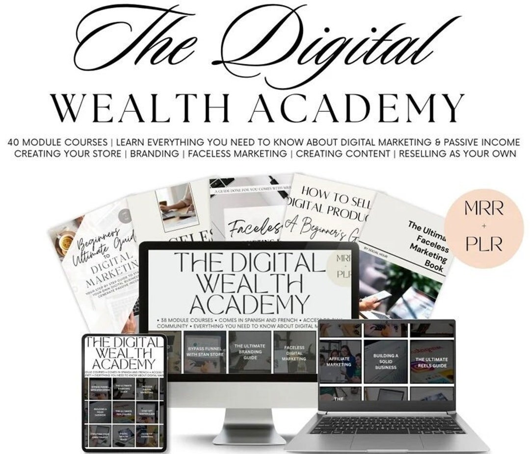 The Digital Wealth Academy Ultimate Marketing Modules, Digital ...