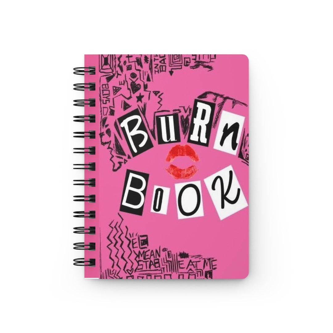 Mean Girls Burn Book Inspired Color Laminated Cool and Trendy Pink ...