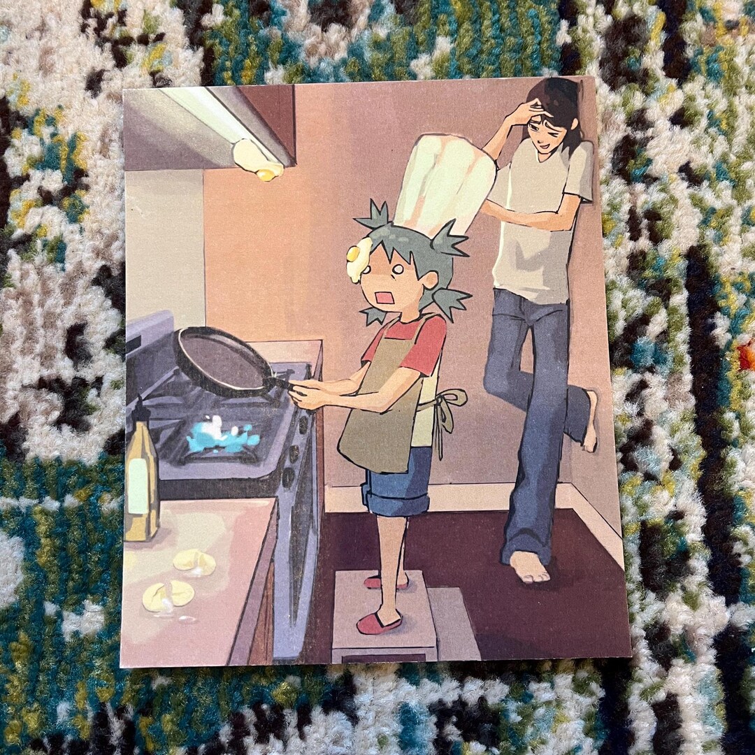 Yotsuba Egg Print, Cute, Funny, Poster, Anime, Painting - Etsy