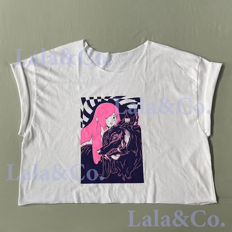 Bubbline Tricolor Silkscreen Print, Adventure Time, Tote Bag, Cropped ...