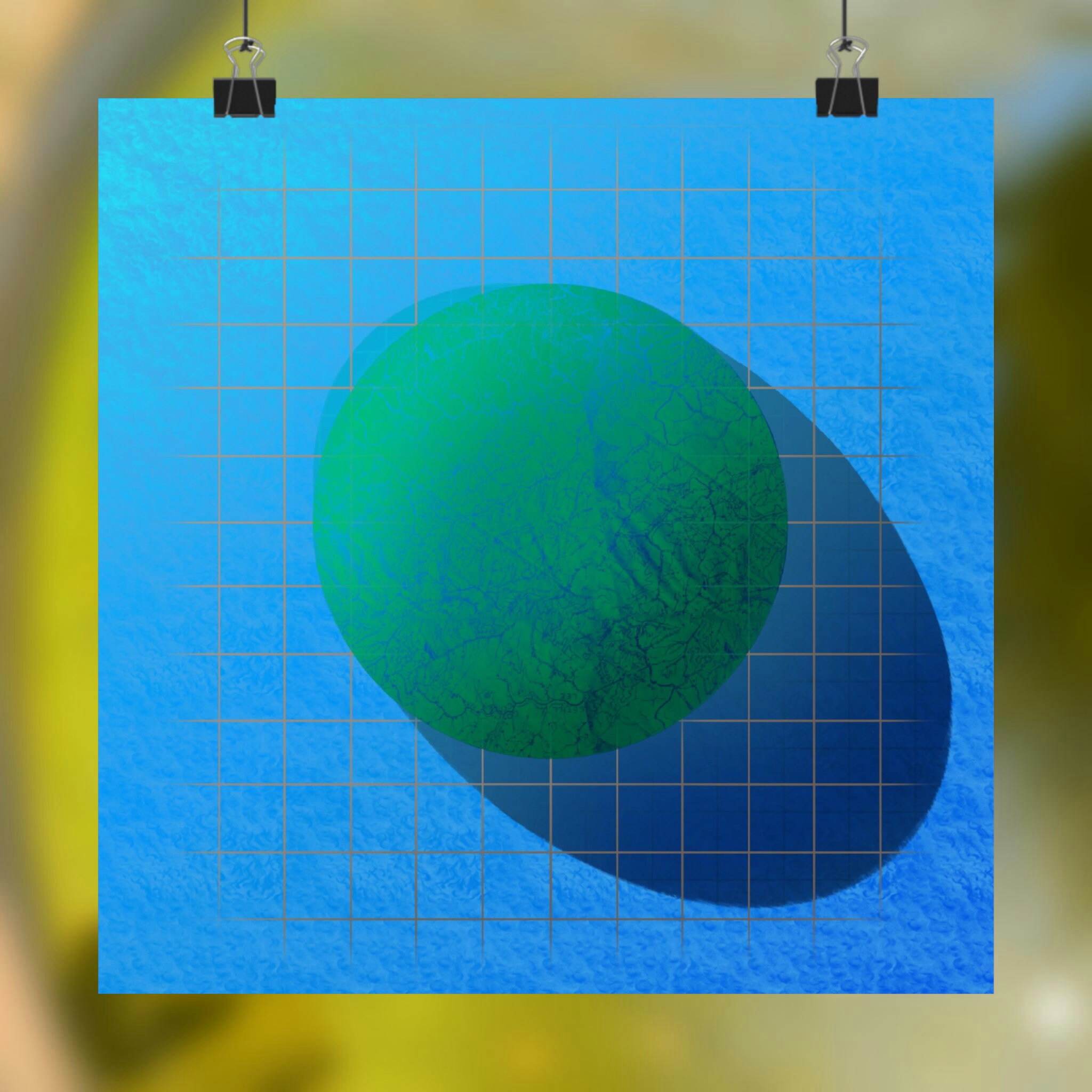 Retro Sci-fi Planet Poster - Etsy