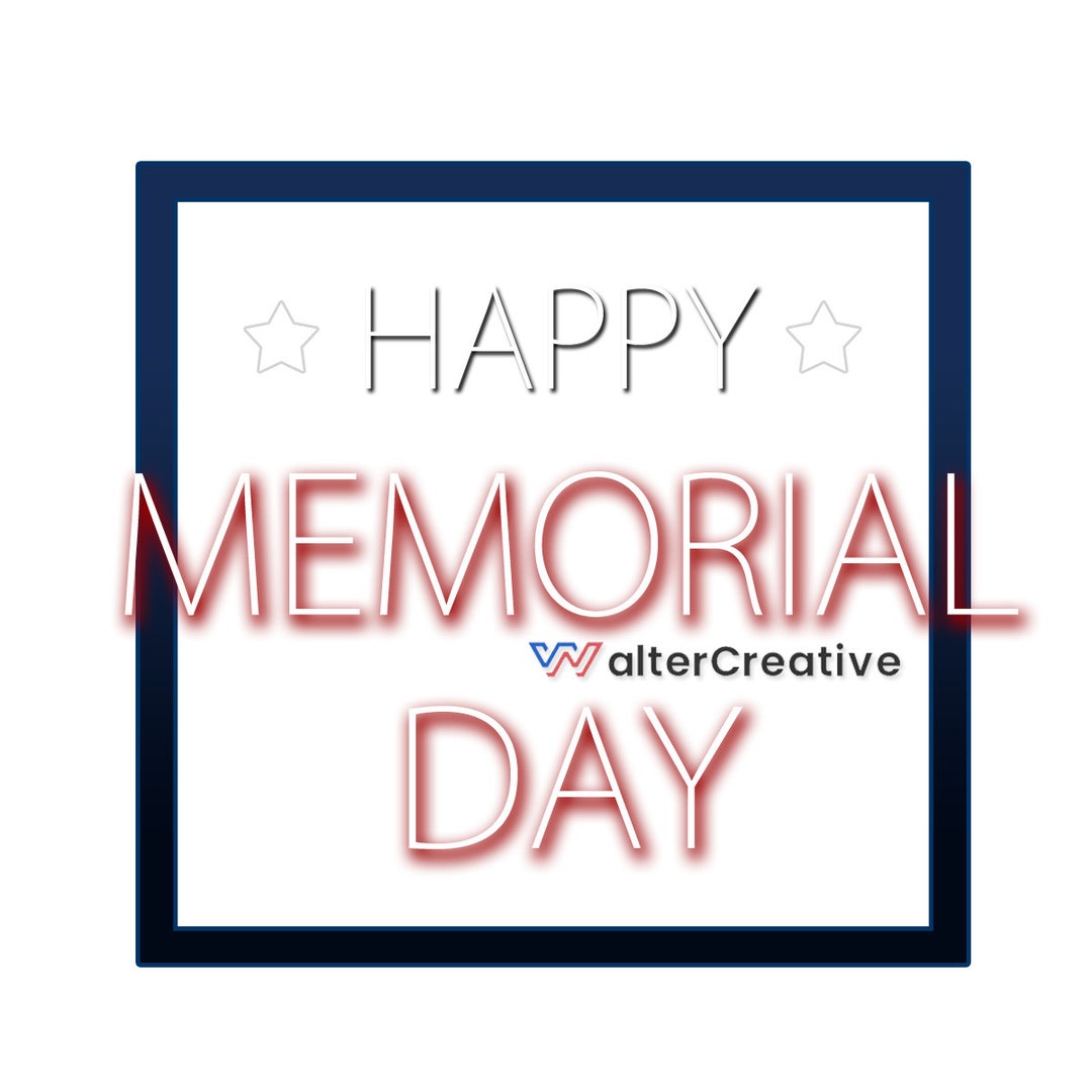 Happy Memorial Day Frame Image AI, PNG - Etsy