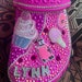 Custom Pink Rhinestone Crocs - Etsy