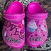 Custom Pink Rhinestone Crocs - Etsy