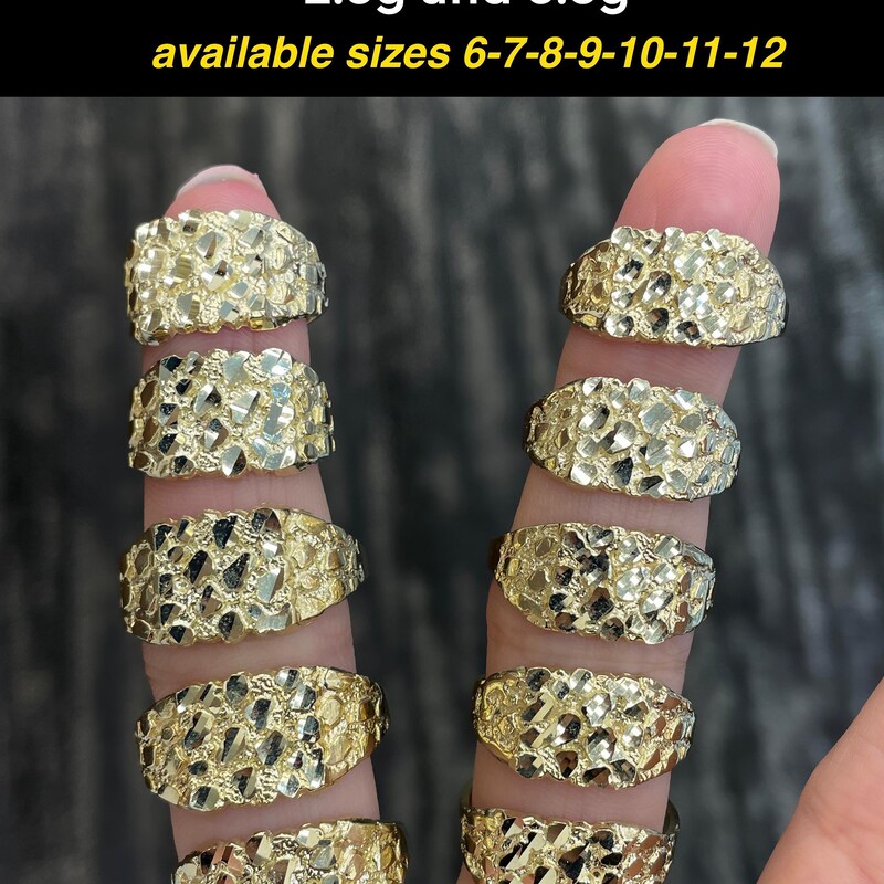 Nugget Ring - Etsy