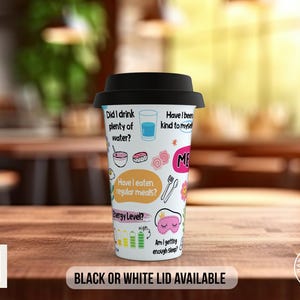 Mental Health Check-in Travel Mug - a Double Insulated Mental Health ...