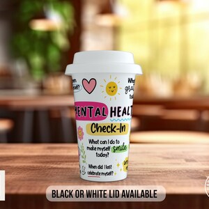 Mental Health Check-in Travel Mug - a Double Insulated Mental Health ...