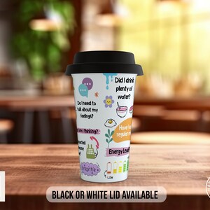 Mental Health Check-in Travel Mug - a Double Insulated Mental Health ...