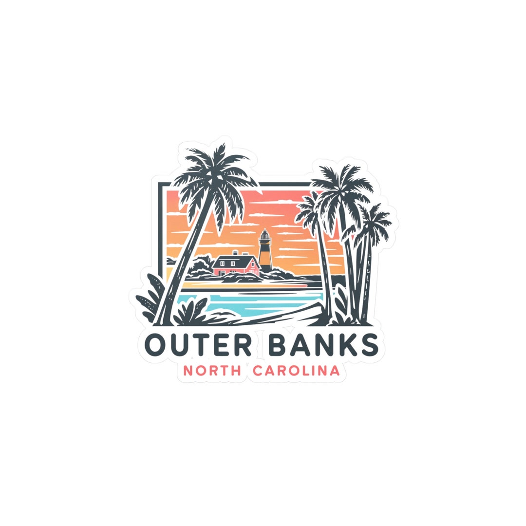 Outer Banks Sticker 2 Sun, Sand, and Coastal Vibes Journal, Laptop ...