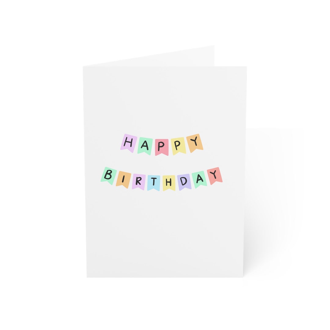 Classic happy Birthday Banner Card Celebrate in Style Greeting Cards 1 ...