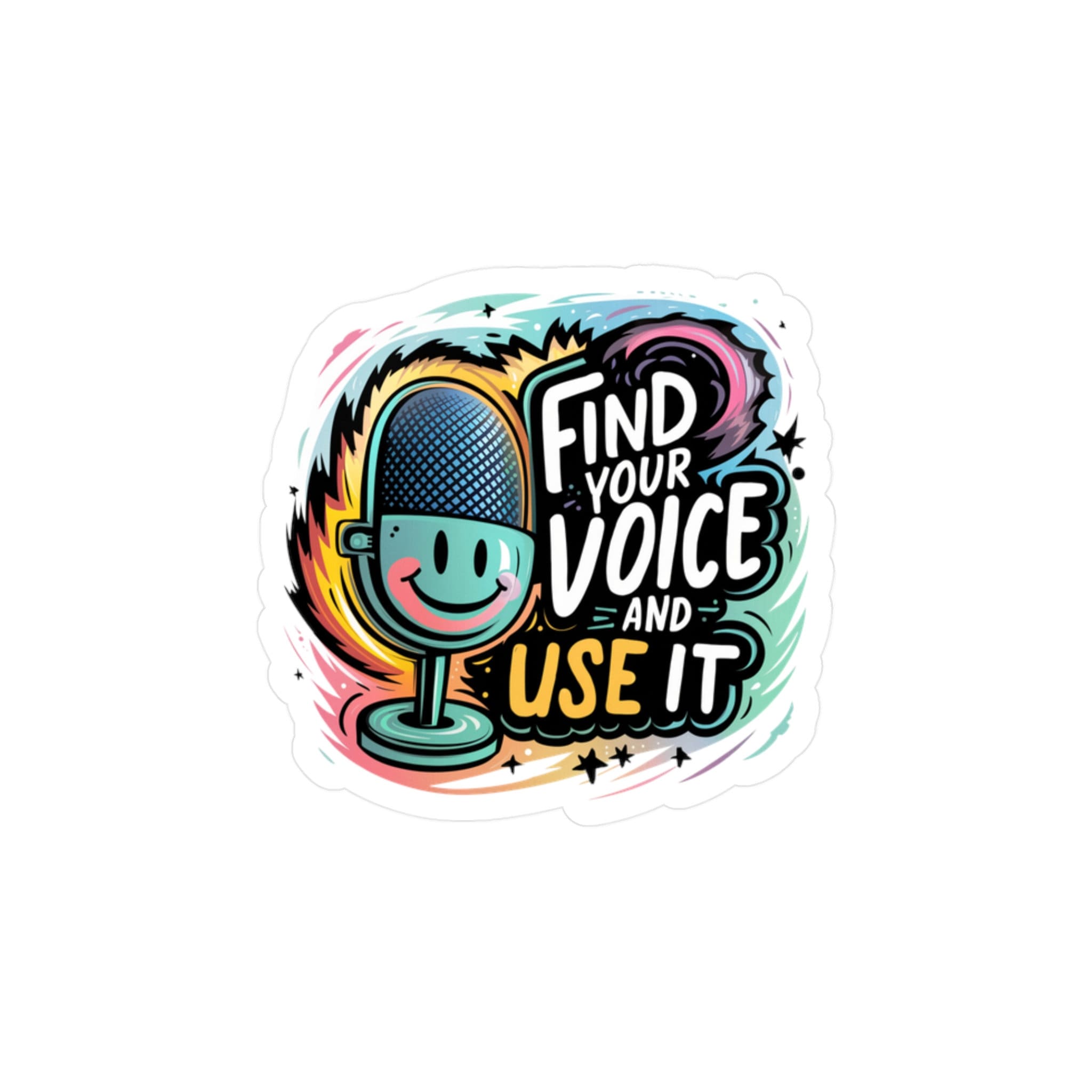 Find Your Voice and Use It Sticker Speak Your Truth Motivational ...