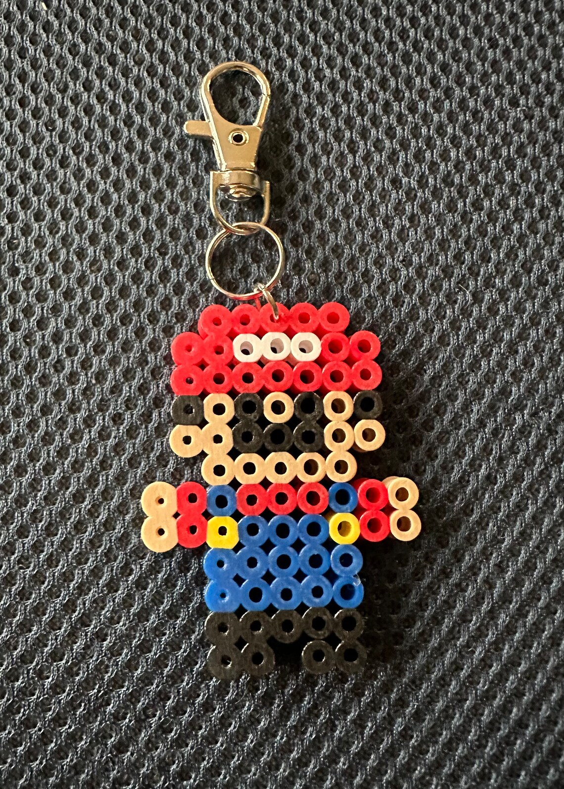 Perler Super Mario Bros Keychains Mario Luigi Yoshi Toad Princess Peach ...