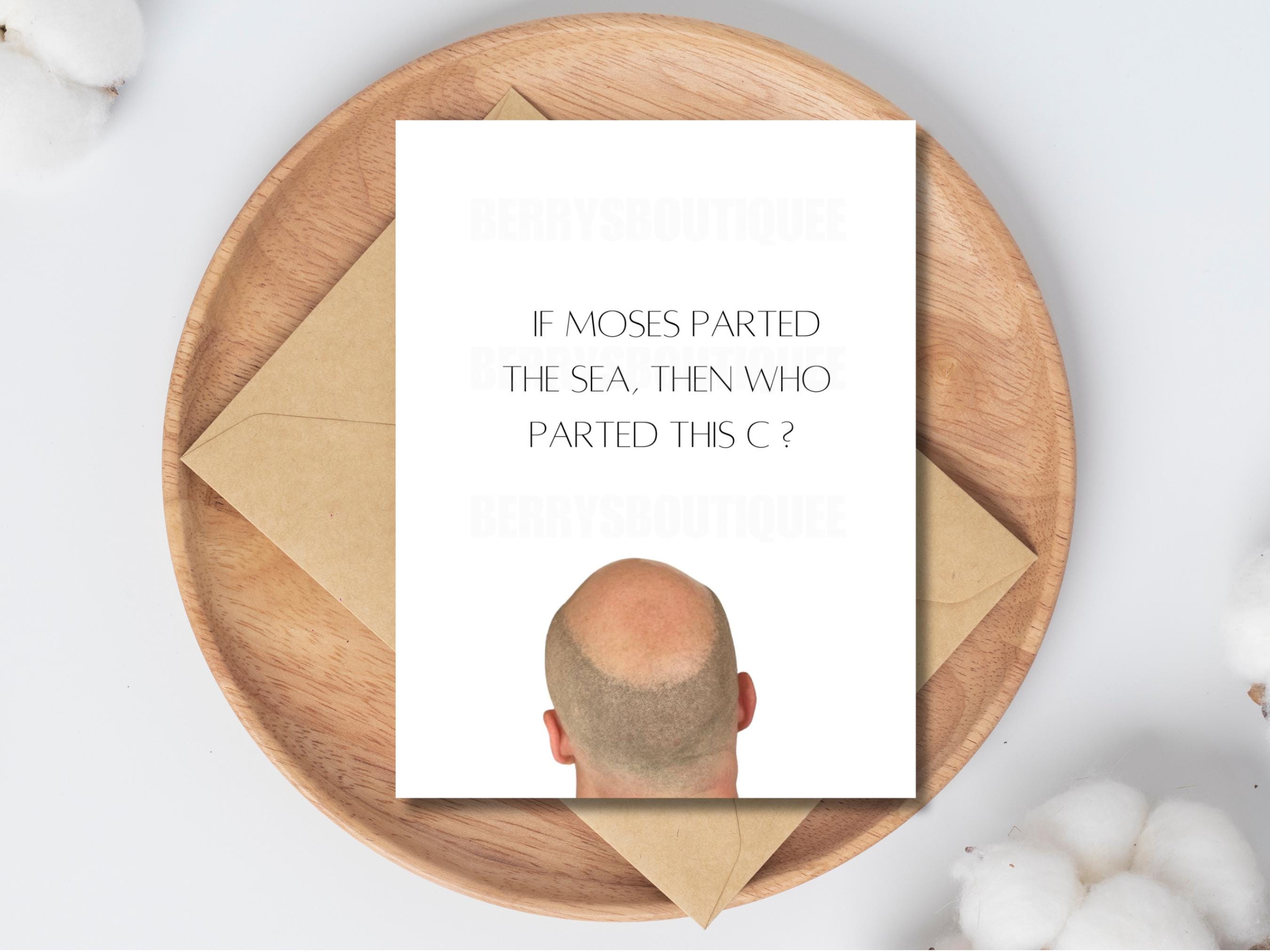 Moses Birthday Card|funny Christian Humor Bday Card|christian Humor ...