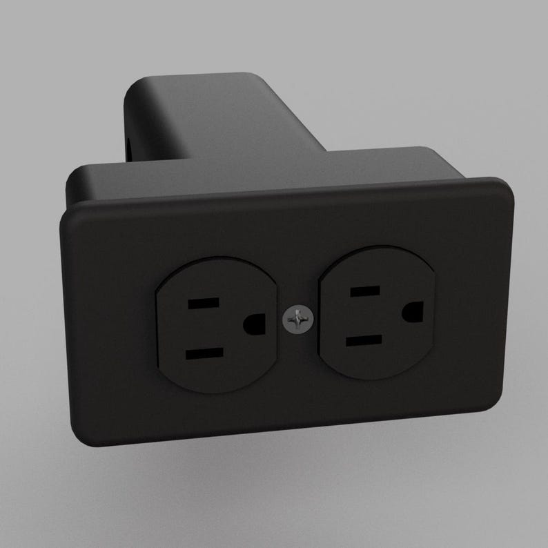 Funny Fake Electrical Outlet Tow Hitch Cover - 1.25" & 2" Receiver | EV ...