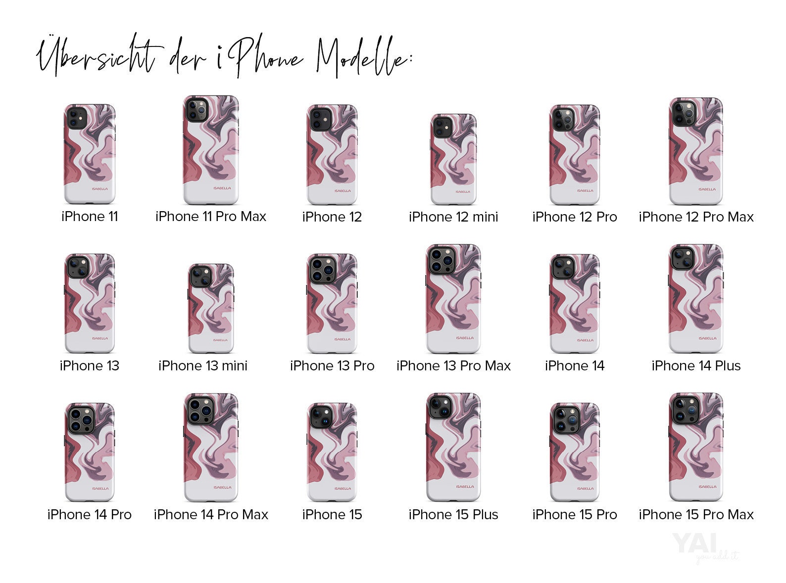 Personalized iPhone Mobile Phone Case Color Gradient, iPhone Case ...