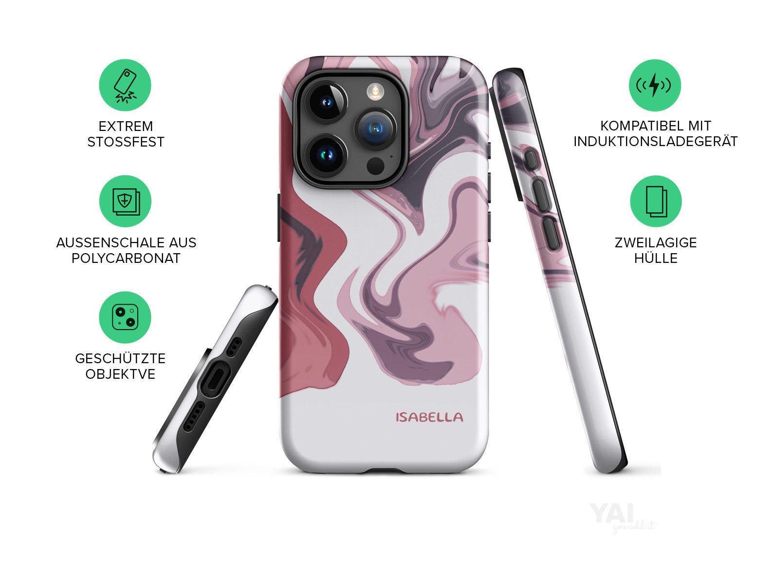 Personalized iPhone Mobile Phone Case Color Gradient, iPhone Case ...