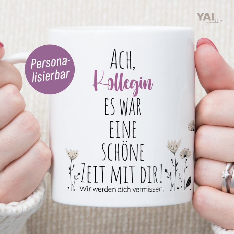 Kollege abschied tasse - Etsy.de