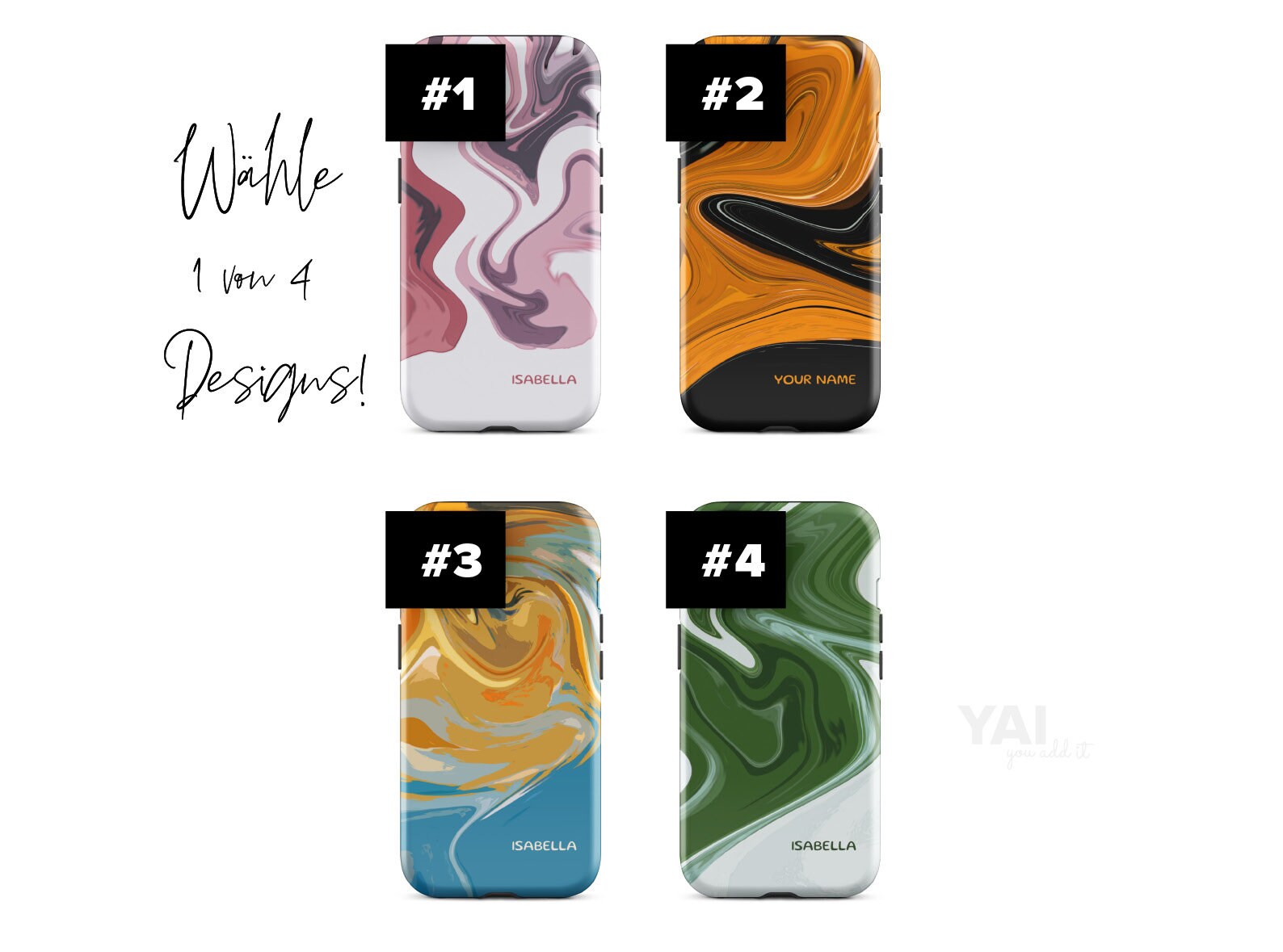 Personalized iPhone Mobile Phone Case Color Gradient, iPhone Case ...