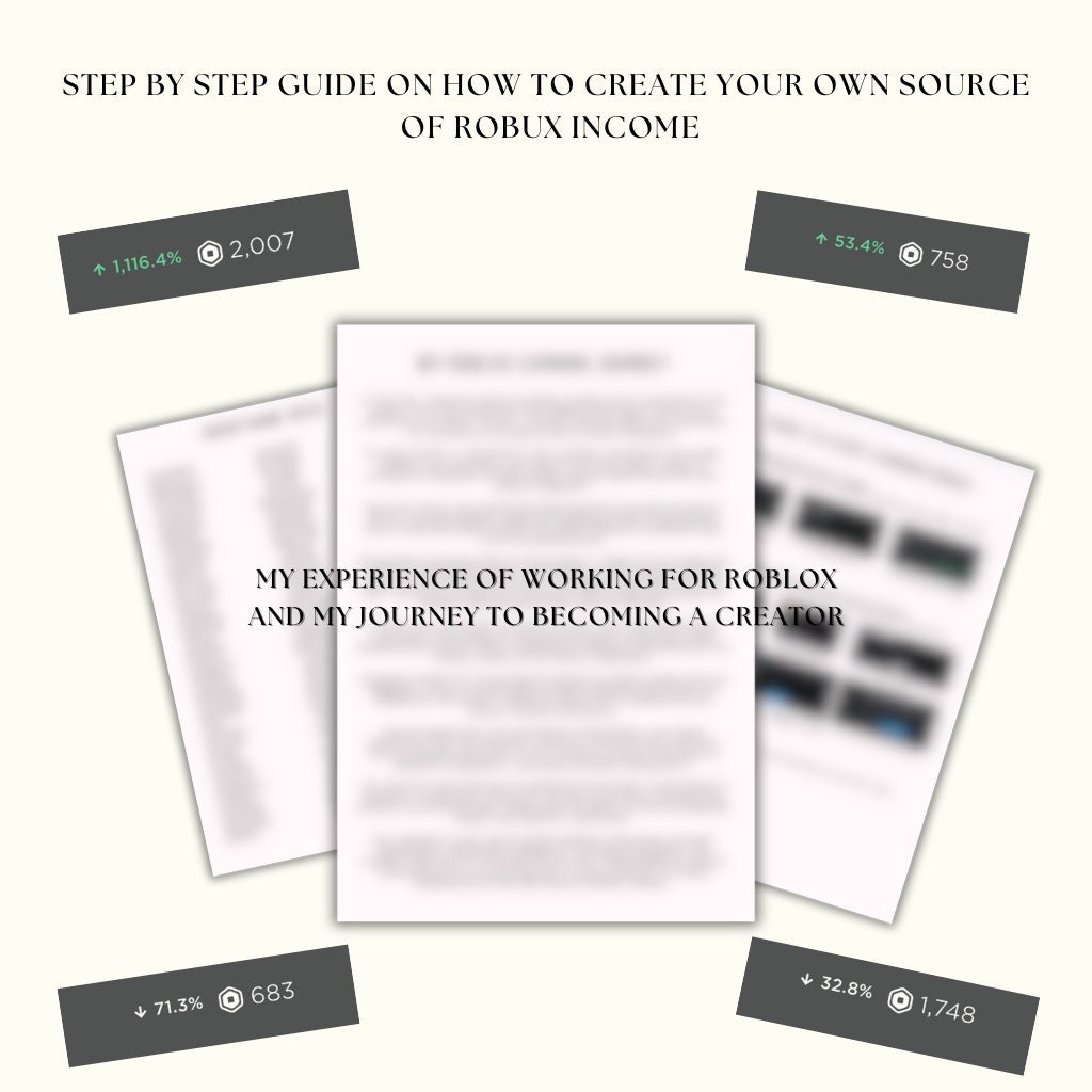 How to Make Robux on Roblox, a Guide to Make 1K Robux a Month, Roblox ...