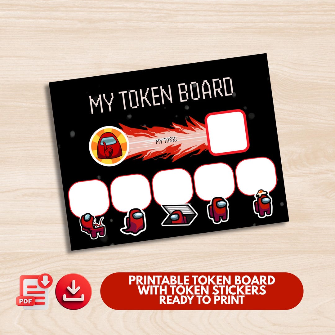 Space Crew Token Board | Kids Reward Chart, Behavior System (A4 PDF) - Etsy