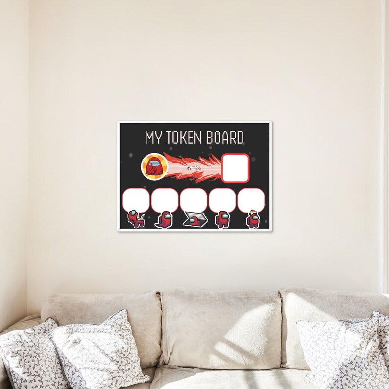 Space Crew Token Board | Kids Reward Chart, Behavior System (A4 PDF) - Etsy