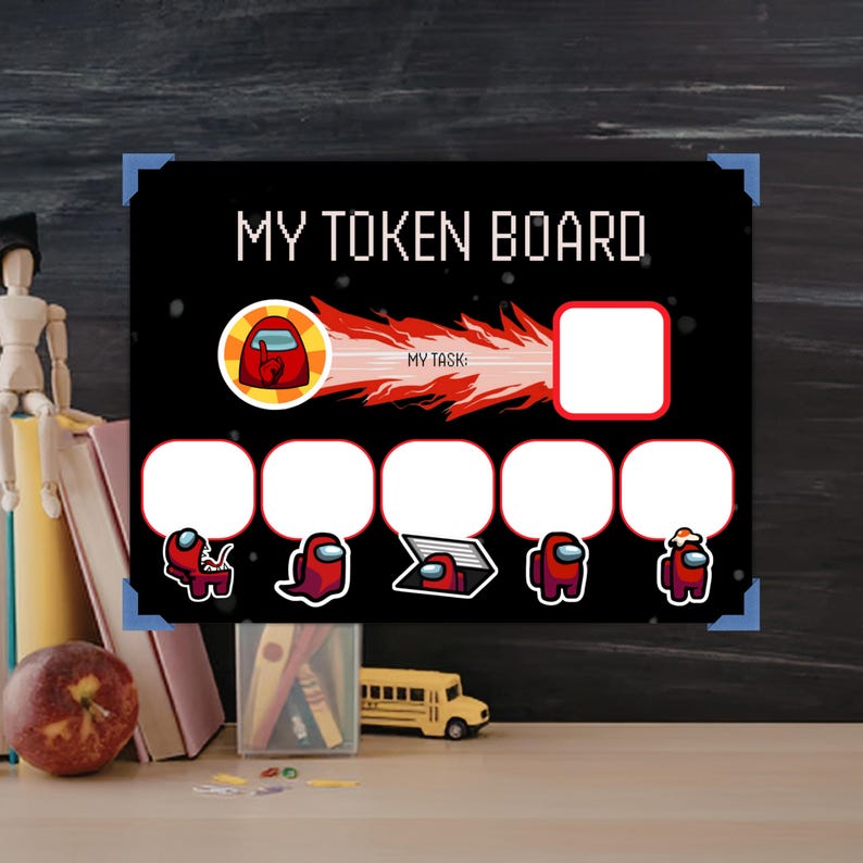 Space Crew Token Board | Kids Reward Chart, Behavior System (A4 PDF) - Etsy