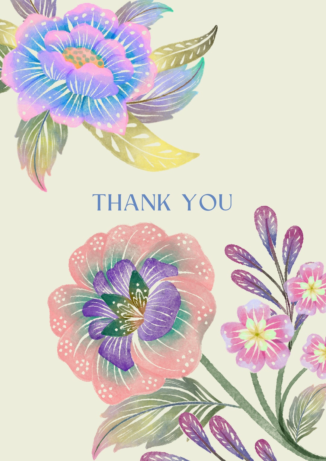 Thank You Poster - Etsy
