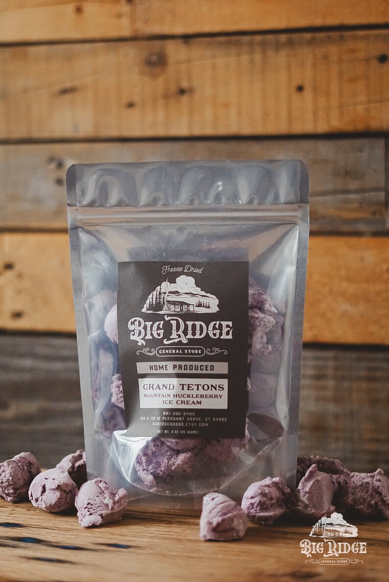 Huckleberry Freeze Dried Ice Cream - Etsy