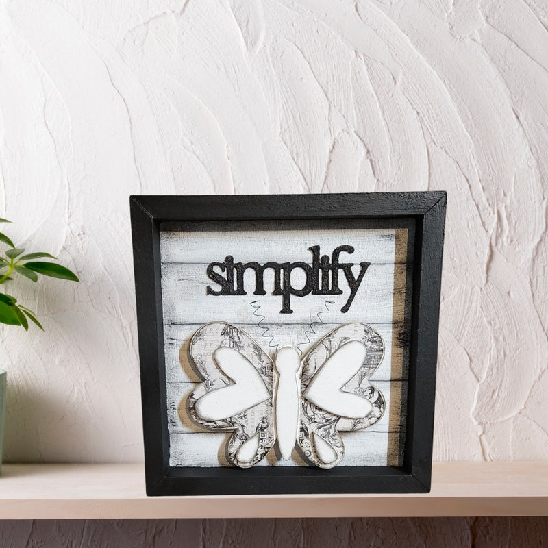 Simplify Sign - Etsy