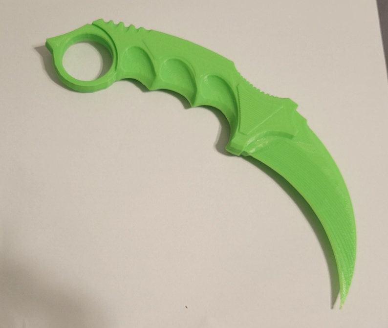 Life Sized 3D Printed Karambit Replica - Etsy Life Sized 3D Printed Karambit Replica - Etsy
