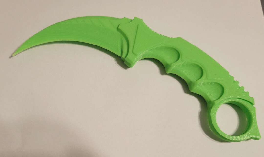 Life Sized 3D Printed Karambit Replica - Etsy Australia