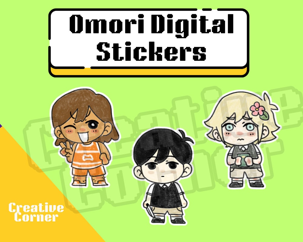 Omori Digital Stickers Faraway Town unofficial, Png Stickers Omori ...