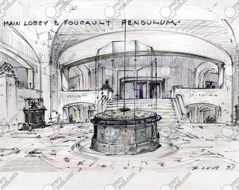 Griffith Observatory Poster - 45 Sketches (1931-33) by Russell W ...