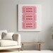 Pink Good Times Ticket Print, Aesthetic Wall Art (digital Download) - Etsy