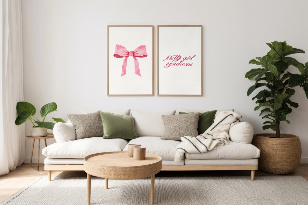Pretty Girl Things, Set of 2, Digital Download, Aesthetic Art Print for ...