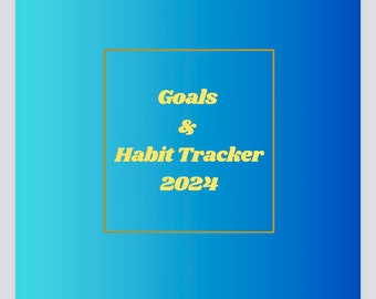 Supernote 2024 Goals and Habit Tracker - Etsy