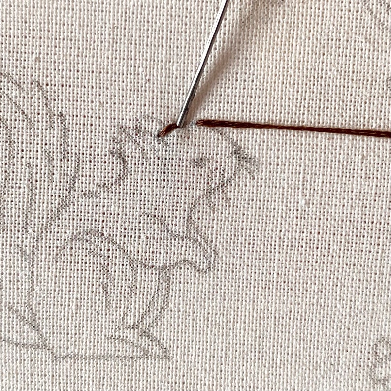 DIY Squirrel Hand Embroidery Pattern for Beginners - Etsy
