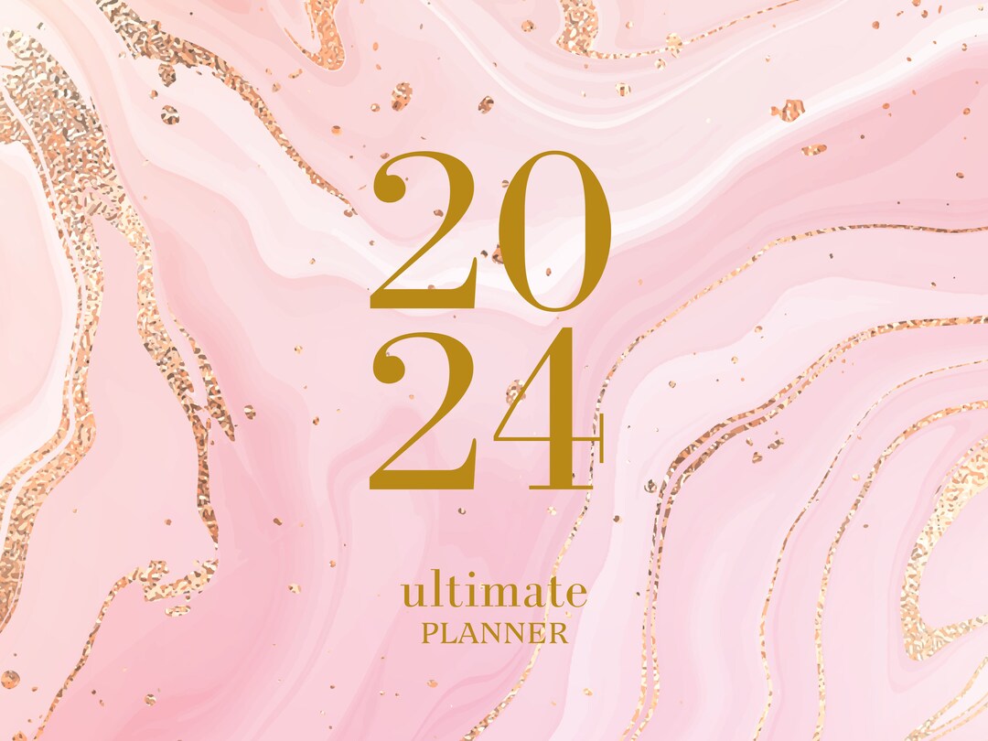 Girly 2024 Digital Planner - Etsy