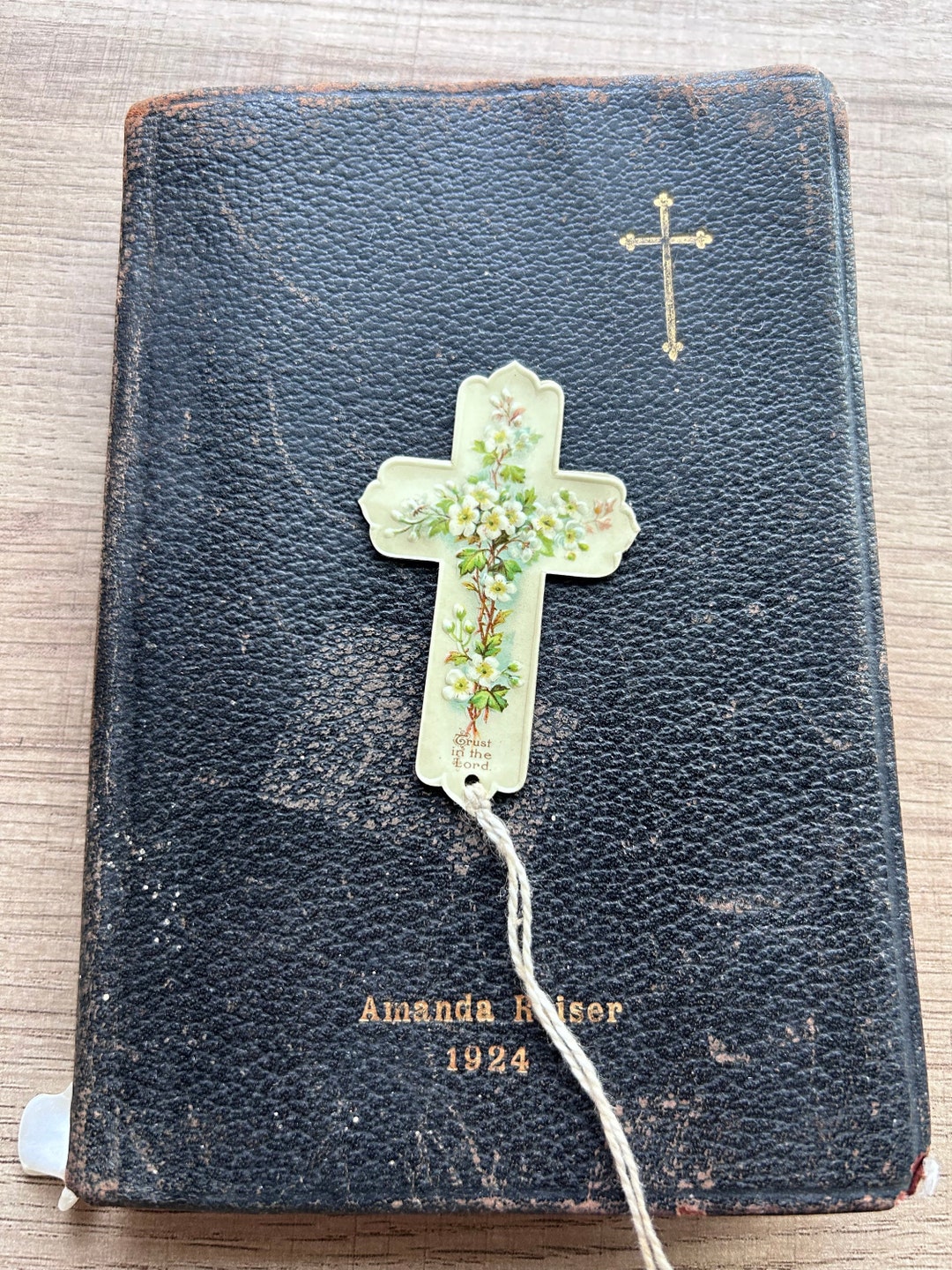 Antique German Hymn Book Bible 1924 Amanda Reisers Kirchenengesangbuch ...