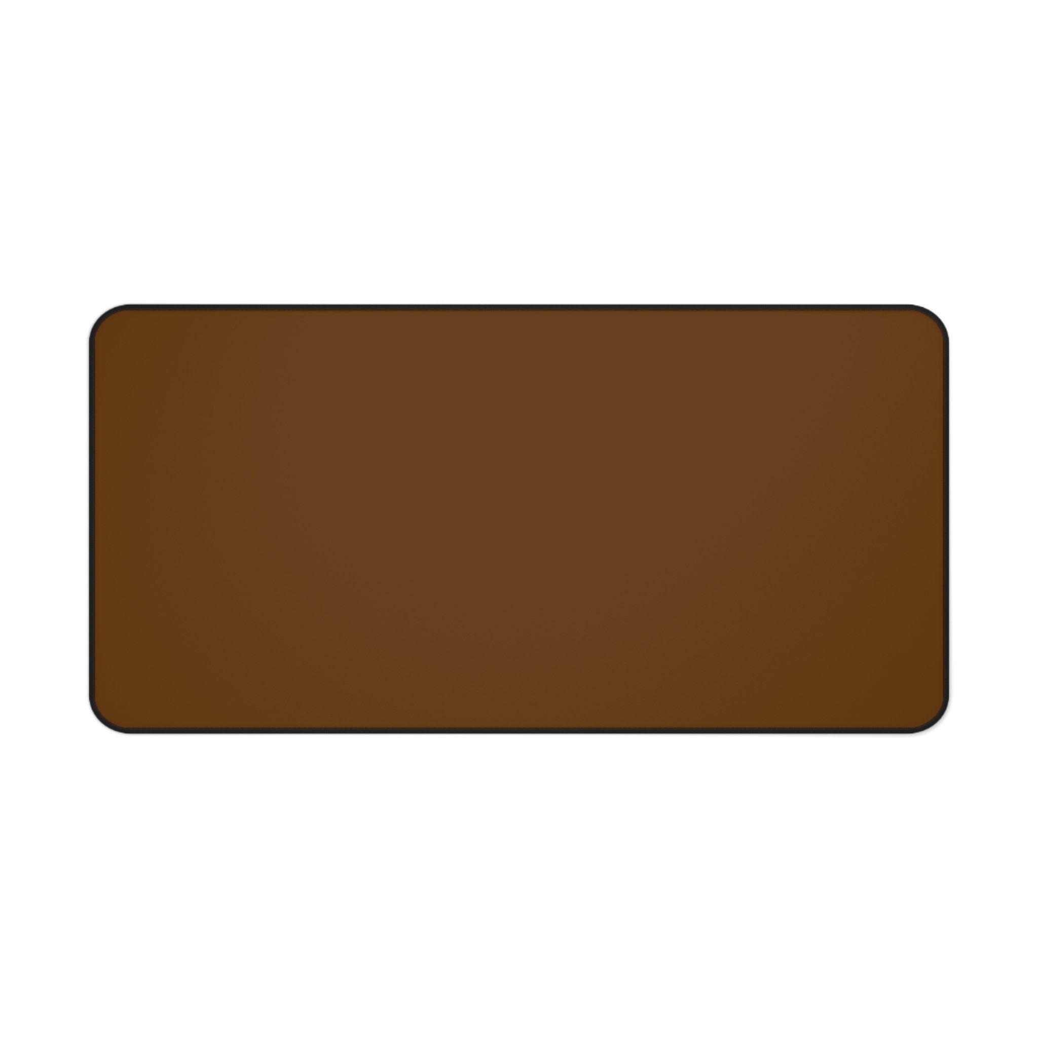 Dark Brown Mouse Pad, Minimalistic Desk Mat, Brown Desk Mat, Small ...