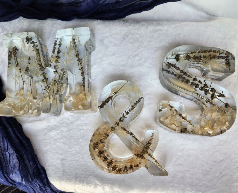 Custom Resin Letter - Etsy