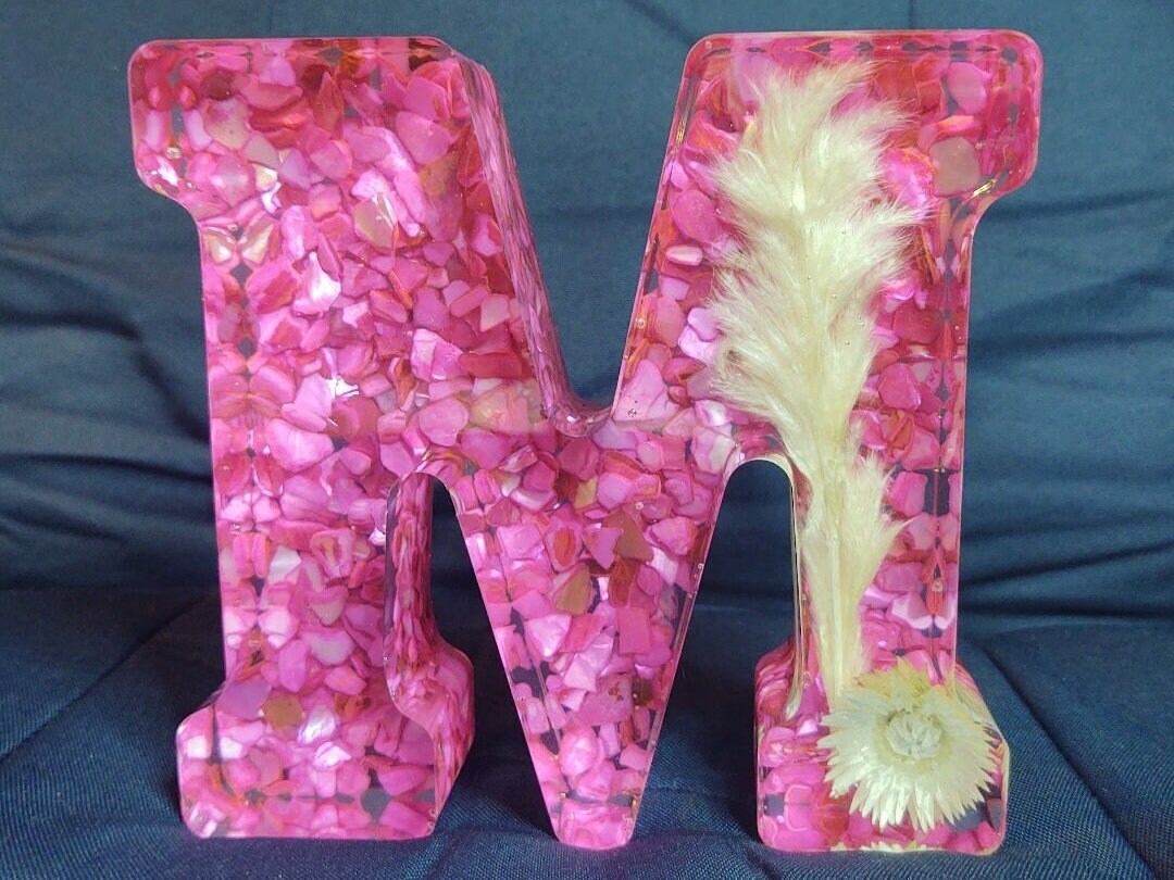 Custom Resin Letter - Etsy