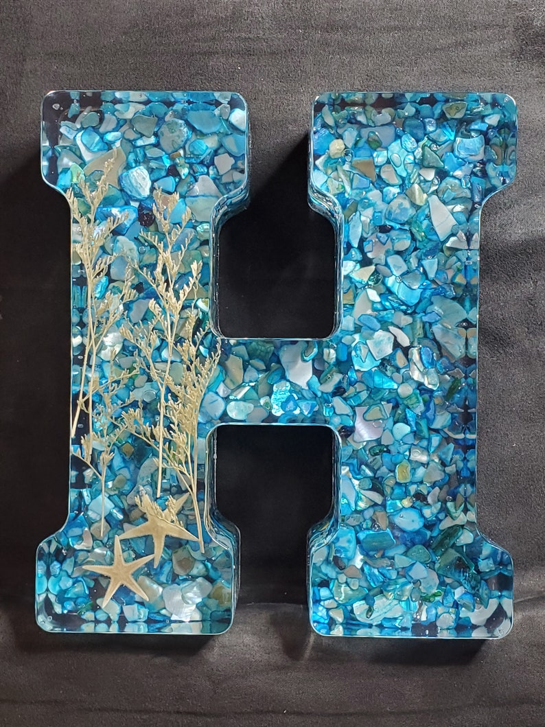 Custom Resin Letter - Etsy