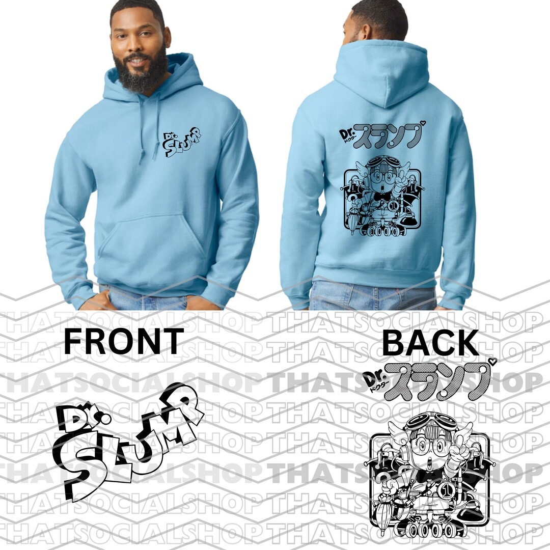 Dr Slump Inspired Hoodie Dr Slump JAPANESE Manga Art Style Arale ...