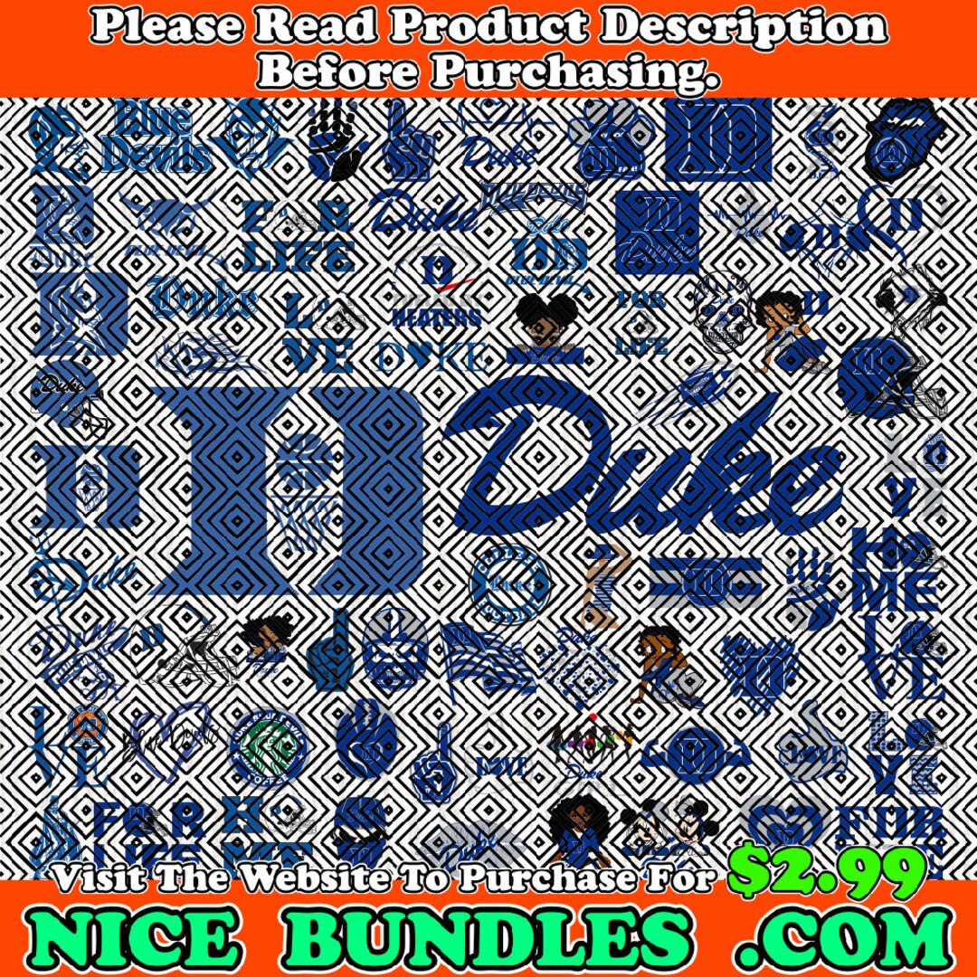 71 Files Duke-blue-devil Team Bundle Svg, Duke-blue-devil Svg, N-C-A-A ...